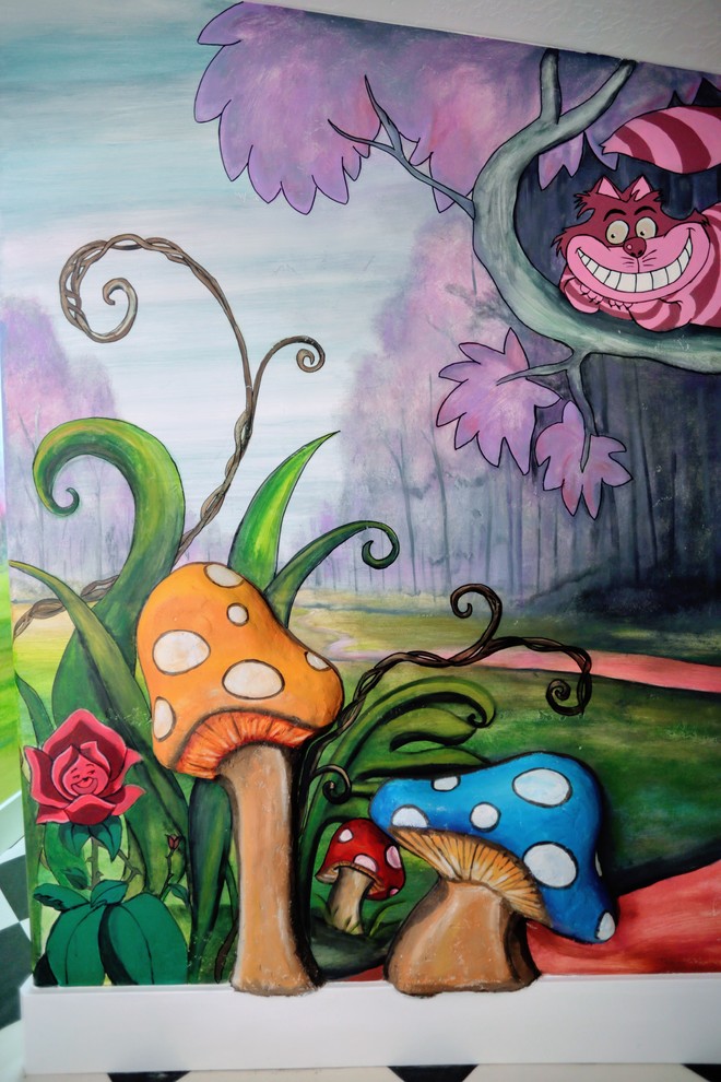 Alice in Wonderland Themed Room - Kids - Salt Lake City - by Walker ...