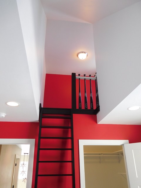 Boy's Loft Hide Away with Baseball Bat Railing - Classique Chic ...