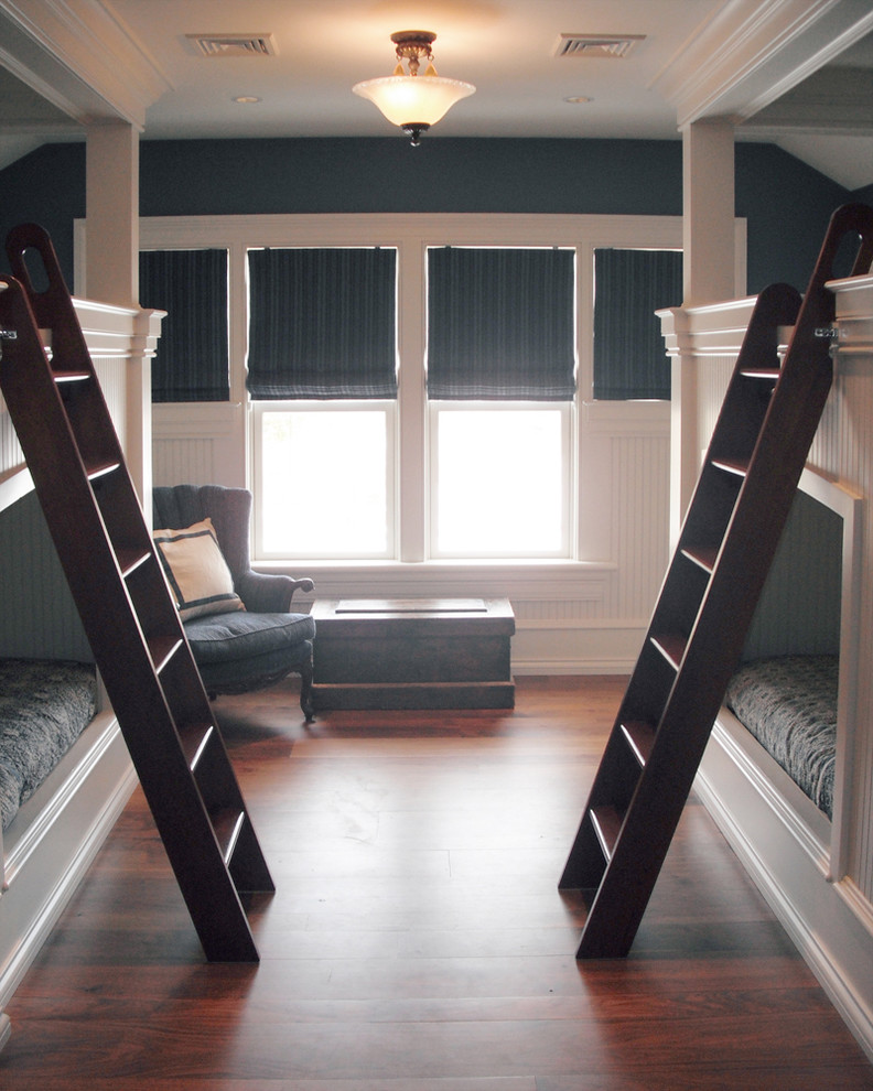 Bunk Room - Traditional - Kids - Manchester - by Backdrop Interior ...