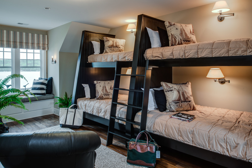 Bunk Room - Traditional - Kids - Detroit - by Presley Architecture | Houzz