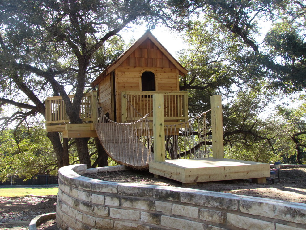 Cedar Shake Tree House - Eclectic - Kids - Austin - by Heritage Home ...