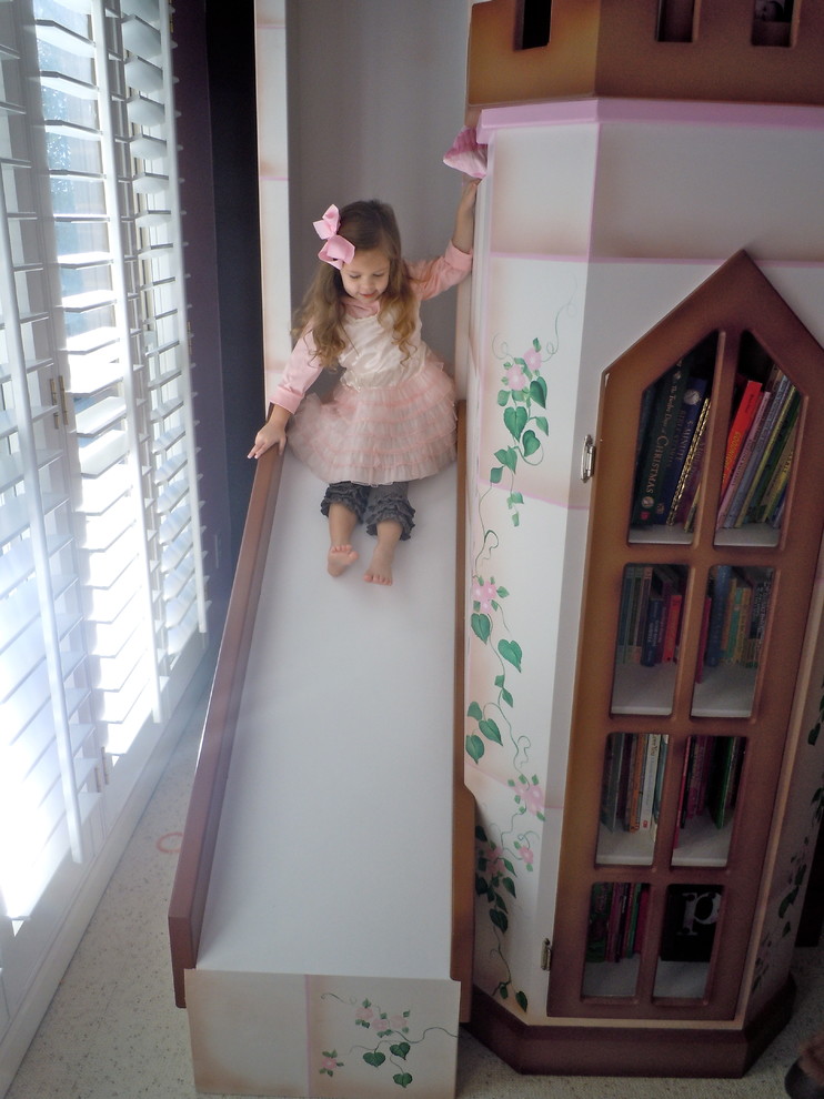 Children's Theme Bed with Slide - Traditional - Kids - Houston - by ...