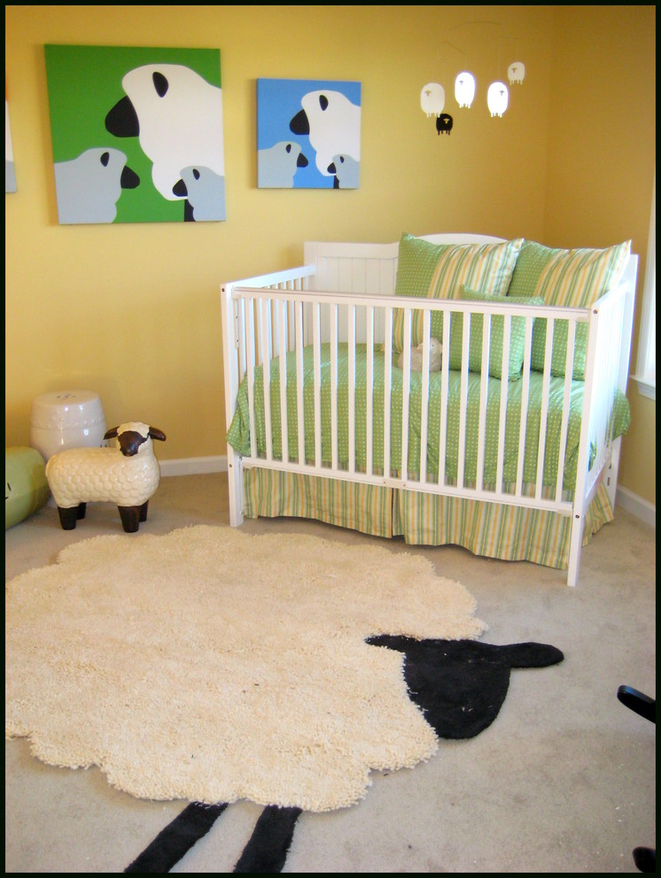 Counting Sheep Nursery - Modern - Nursery - Atlanta - by Modern Nest ...