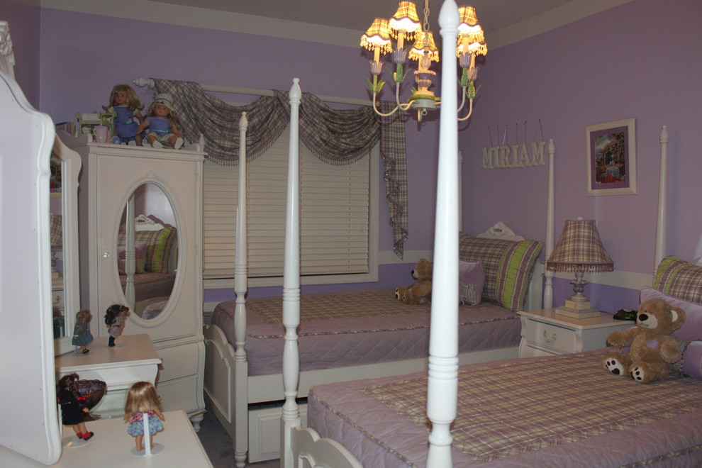 E & M's Girls Bedroom - Traditional - Kids - New York - by Designers ...