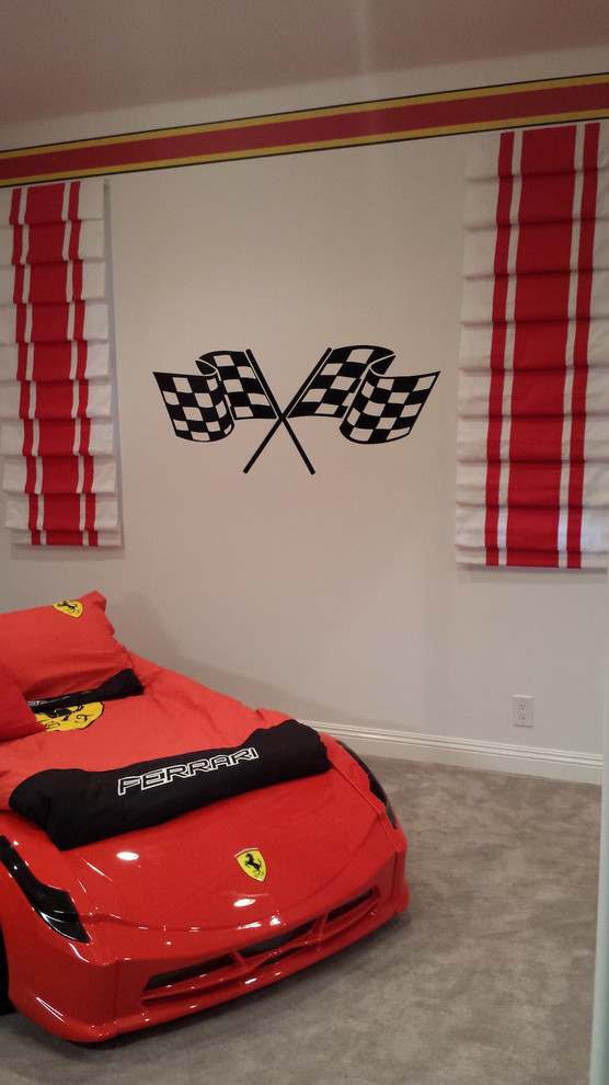 Ferrari Race Car bedroom - Transitional - Kids - Los Angeles | Houzz