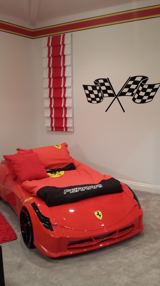 Ferrari Race Car bedroom - Transitional - Kids - Los Angeles | Houzz