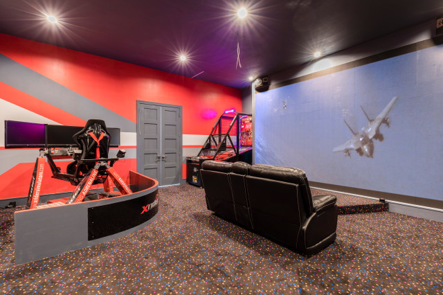 Game Room/ Karaoke Stage/Video Wall - Contemporaneo - Cameretta per ...