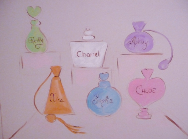 Girl's shopping mural - Traditional - Kids - Boston - by Crowley Art ...