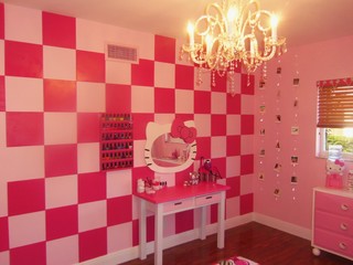 Hello Kitty Girl's Bedroom - Traditional - Kids - Miami | Houzz
