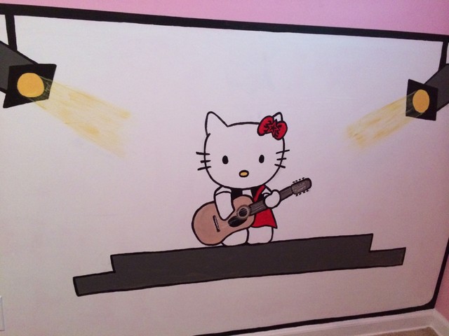 Hello Kitty playing guitar on the mural. - Kids - Chicago - by Life's ...