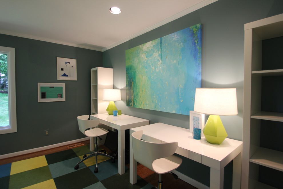 Kids Homework Room in Great Falls - Modern - Kids - DC Metro - by Lapis ...