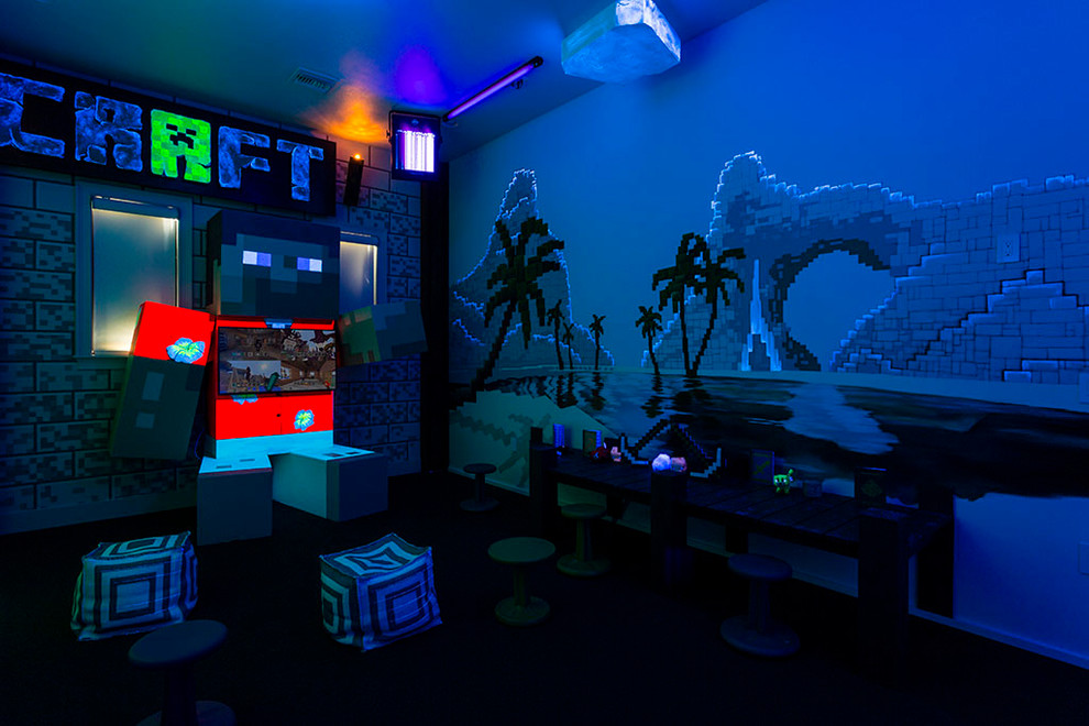 Minecraft Game Room - Transitional - Kids - Orlando - by Triton ...