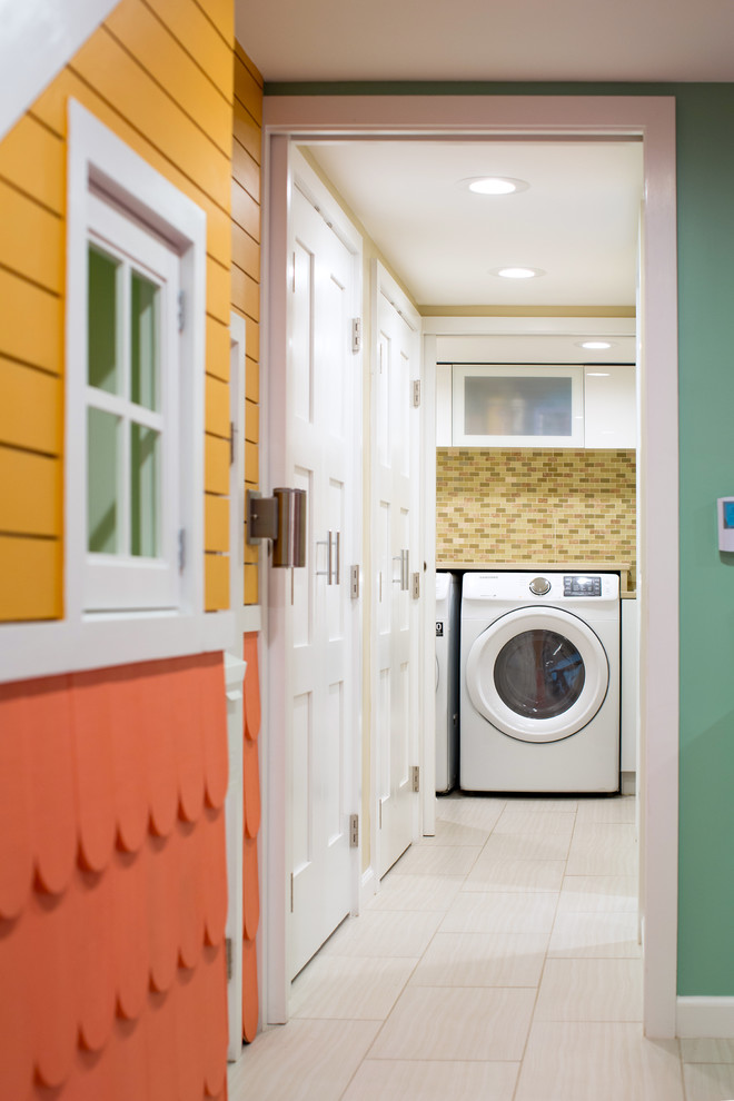 Modern Basement Remodel - Contemporary - Kids - DC Metro - by REMODELLA ...