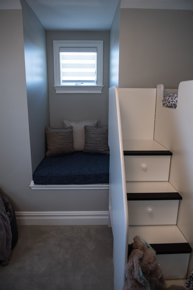 Sea Girt Loft Sitting Area & Bedroom - Fusion - Kids - New York - by ...