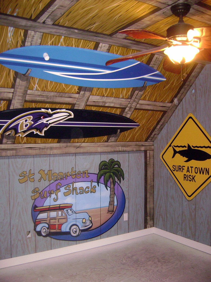 Surf Shack Room Mural by Tom Taylor of Wow Effects, in Ocean City ...