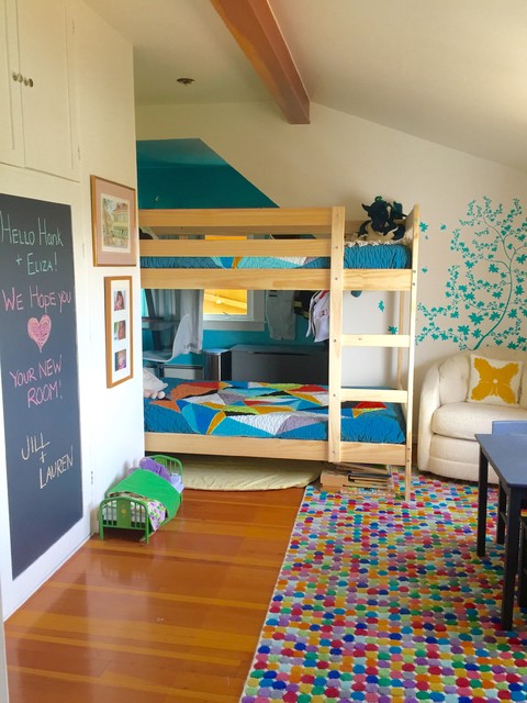 Two kids, one room - Eclectic - Kids - San Francisco - by Visual Jill ...