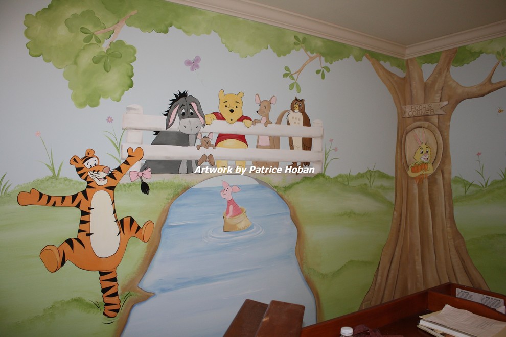 Winnie the Pooh - Traditional - Kids - Los Angeles - by Murals and more ...