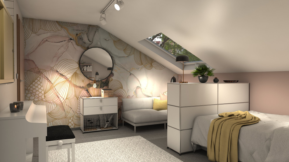 Jugendzimmer im DG - Makeover - Contemporary - Kids - Munich - by ...