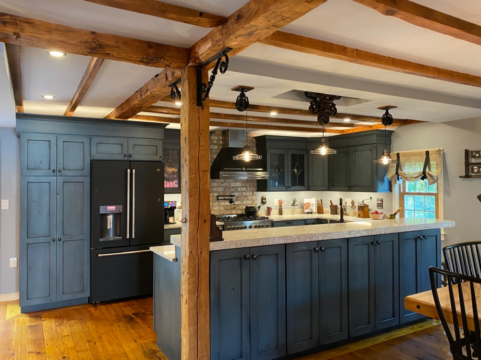 1840's Farmhouse Custom Kitchen - Farmhouse - Kitchen - Providence - by ...