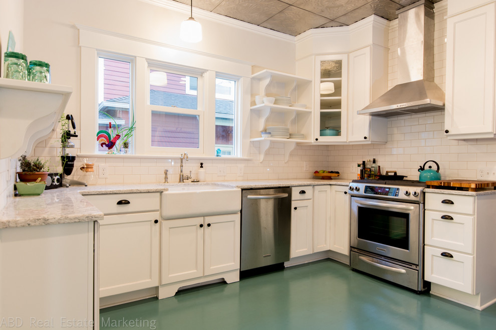 1907 Kitchen Remodel on Oak Street - Traditional - Kitchen - Portland ...