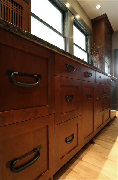 1907 SE Portland Japanese Tansu Style Kitchen Remodel - Asian - Kitchen ...