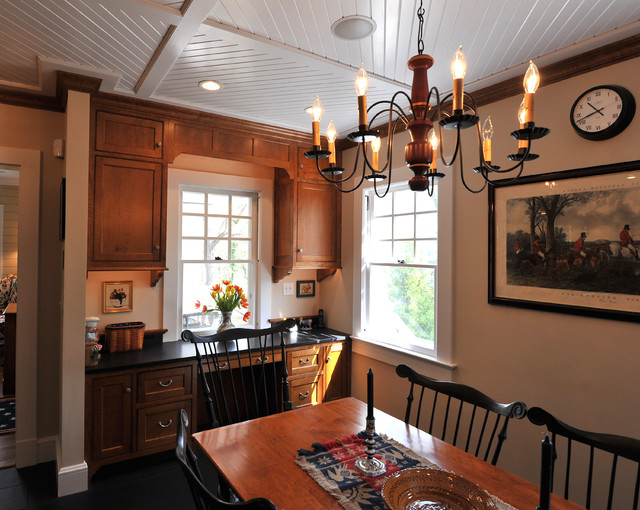1915 Colonial Revival Addition - Traditional - Kitchen - New York - by ...