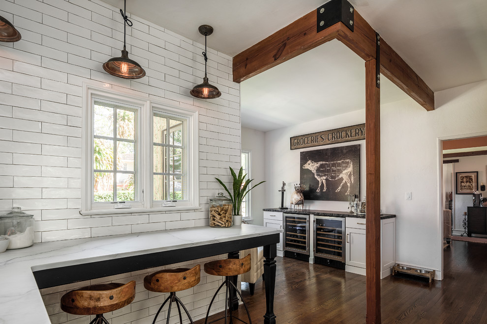1920s Farmhouse Kitchen - Farmhouse - Kitchen - Tampa - by S&W Kitchens ...