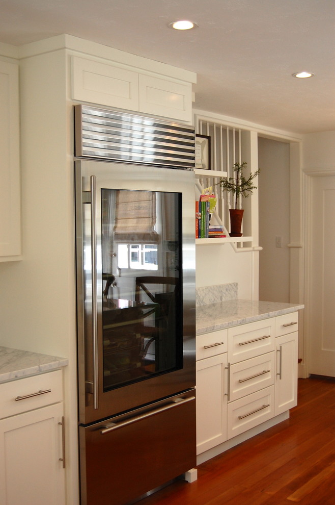 1925 Newport Beach Cottage Kitchen - Beach Style - Kitchen - Orange ...