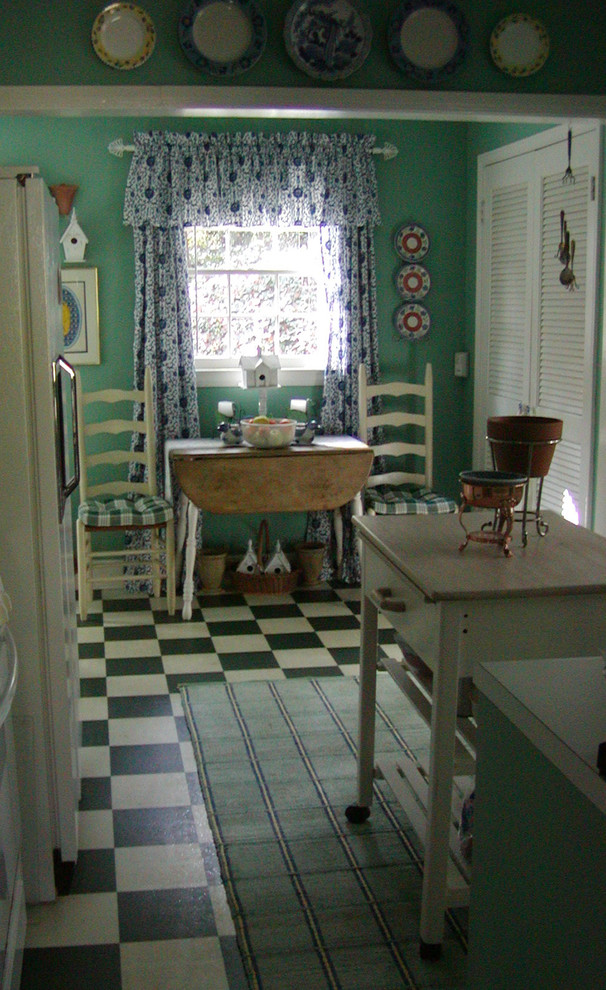 1948 Kitchen Floor Renovation - Eclectic - Kitchen - Atlanta - by ...