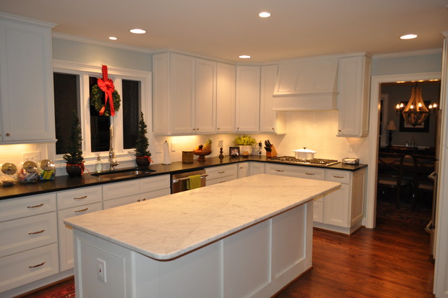 1973 Colonial Remodel After - Classique - Cuisine - Atlanta | Houzz