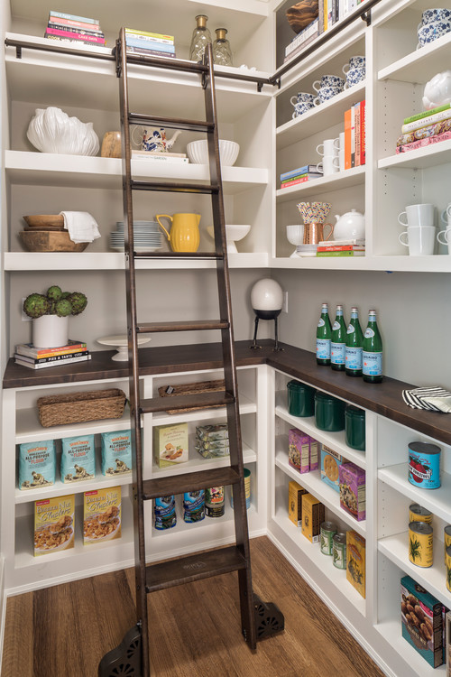 21 Pantry Ladder Ideas - Pantry Passion