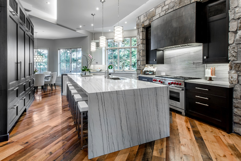 2cm Macaubas Quartzite Kitchen Countertops - Kitchen - Denver - by YK ...
