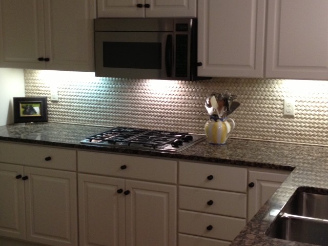 3-D Basket Weave Backsplash - Traditional - Kitchen - Portland - by ...