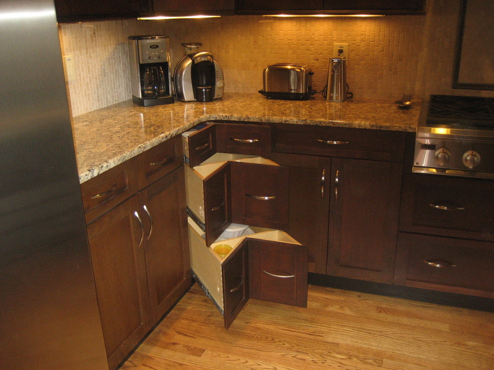 3 Drawer Corner Base Cabinet - Traditional - Kitchen - Atlanta - by ...