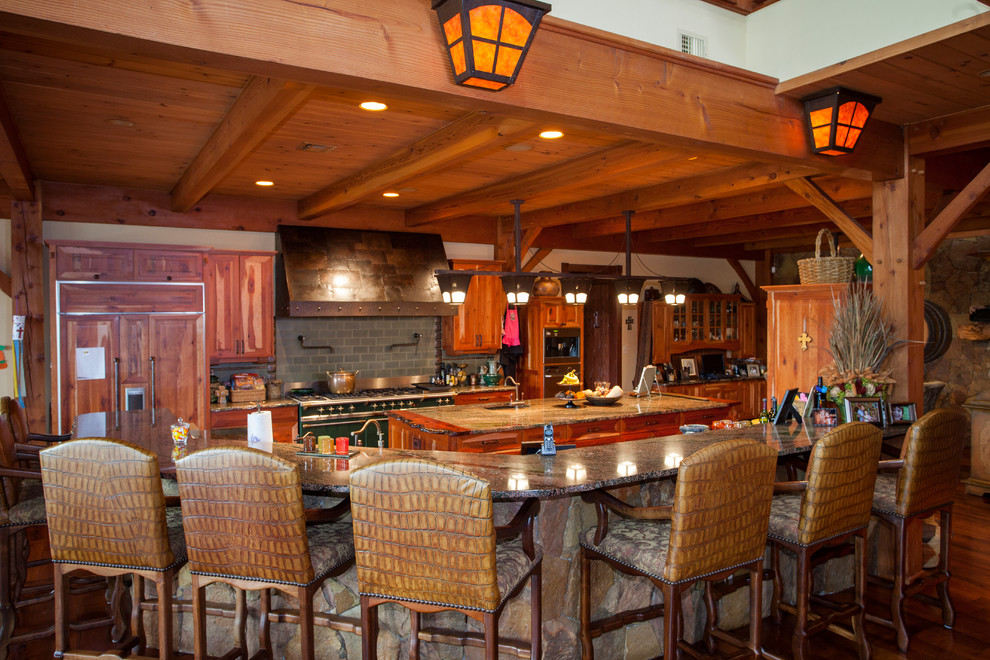 3 Story Full Timber Frame - Traditional - Kitchen - Austin - by Texas ...