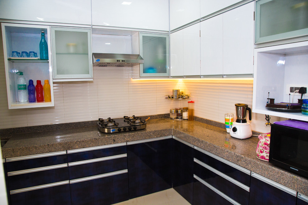 3bhk Residence at goregoan , mumbai - Indian - Kitchen - Mumbai - by ...