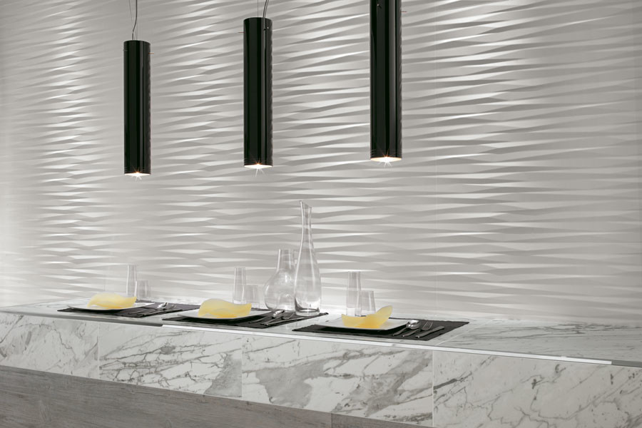 3D Wall Ceramic Tile - Contemporary - Kitchen - Seattle - by ...