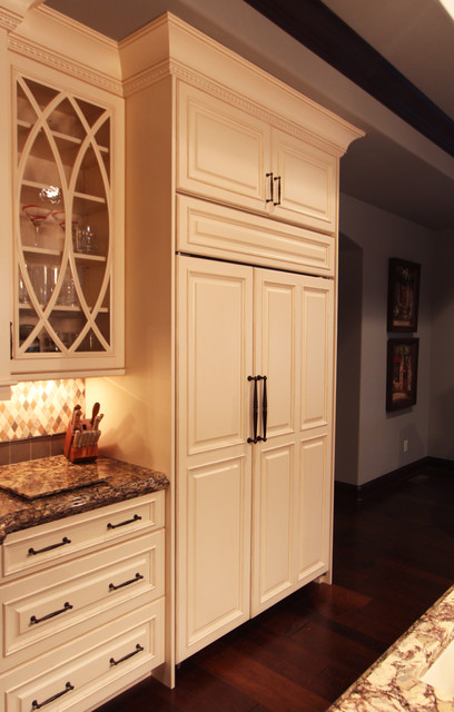 48" wide paneled subzero refrigerator - Traditional - Kitchen - Other ...