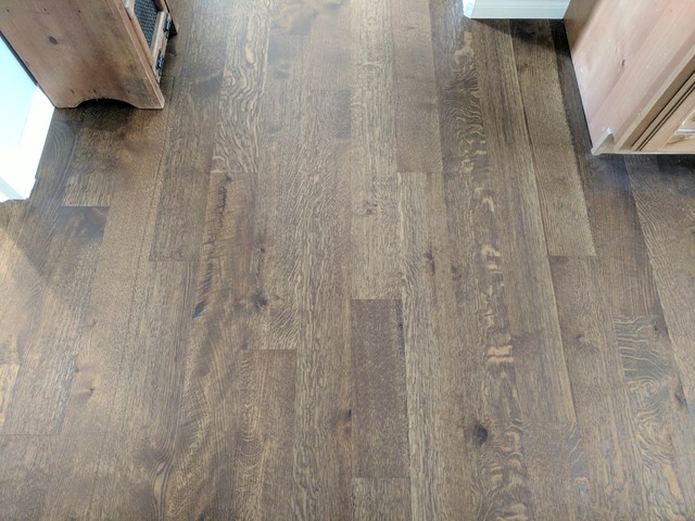 5" Rift & Quarter Sawn White Oak with Magic Oil - Modern - Kitchen ...