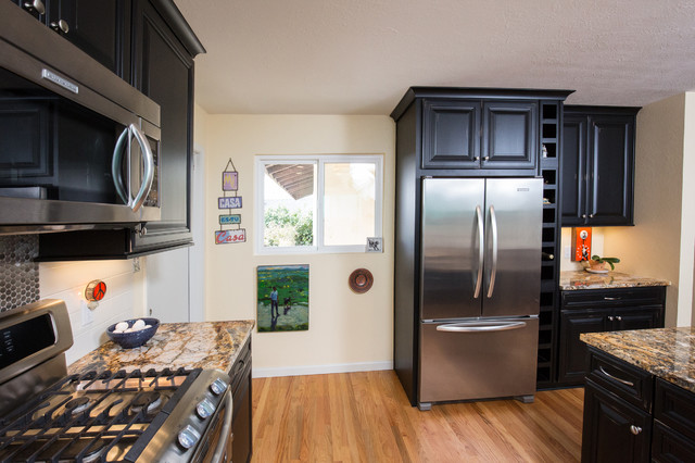50's Bungalow Kitchen Transformed - Transitional - Kitchen - San Diego ...