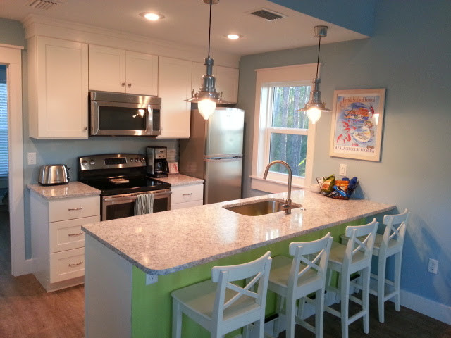 500 Sq Ft Cabin on the St. Joe Bay - Beach Style - Kitchen - Miami - by ...