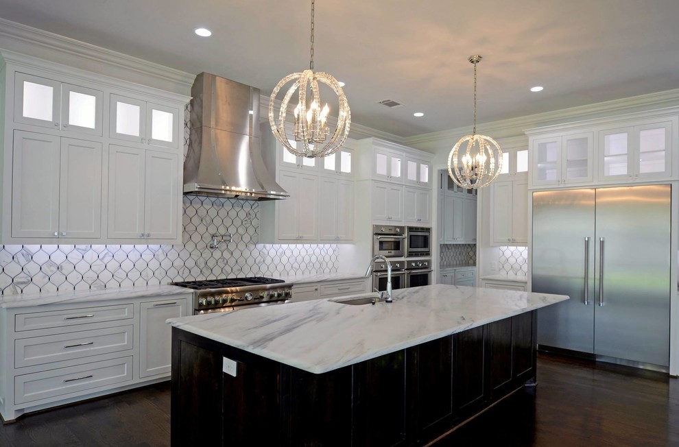 6019 Prestonshire Lane - Transitional - Kitchen - Dallas - by Colby ...