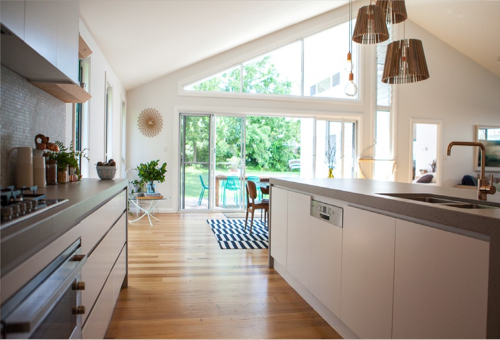 60mm Mitred Strato Dekton - Modern - Kitchen - Sydney - by Edstein ...