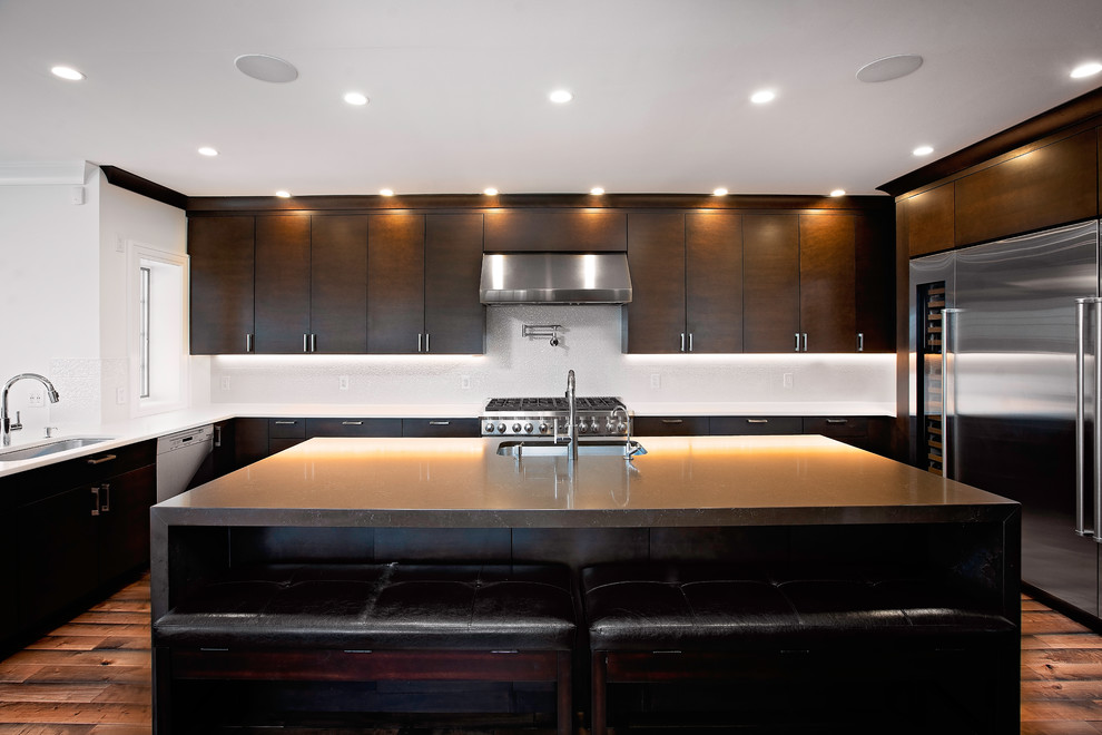 853 PARK AVE - Modern - Kitchen - New York - by Manhattan Cabinets Inc ...