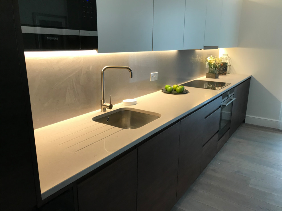 9 x Flats - Ealing - Caesarstone Clamshell Quartz - Kitchen - London ...