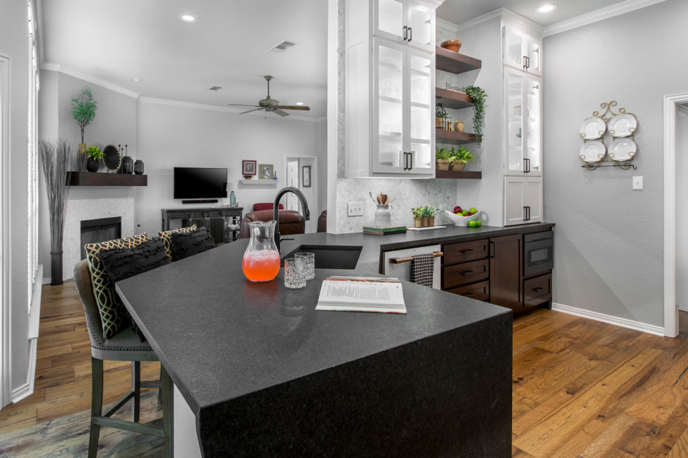 A 1990’s Kitchen Gets a Modern Refresh - Transitional - Kitchen - Other ...