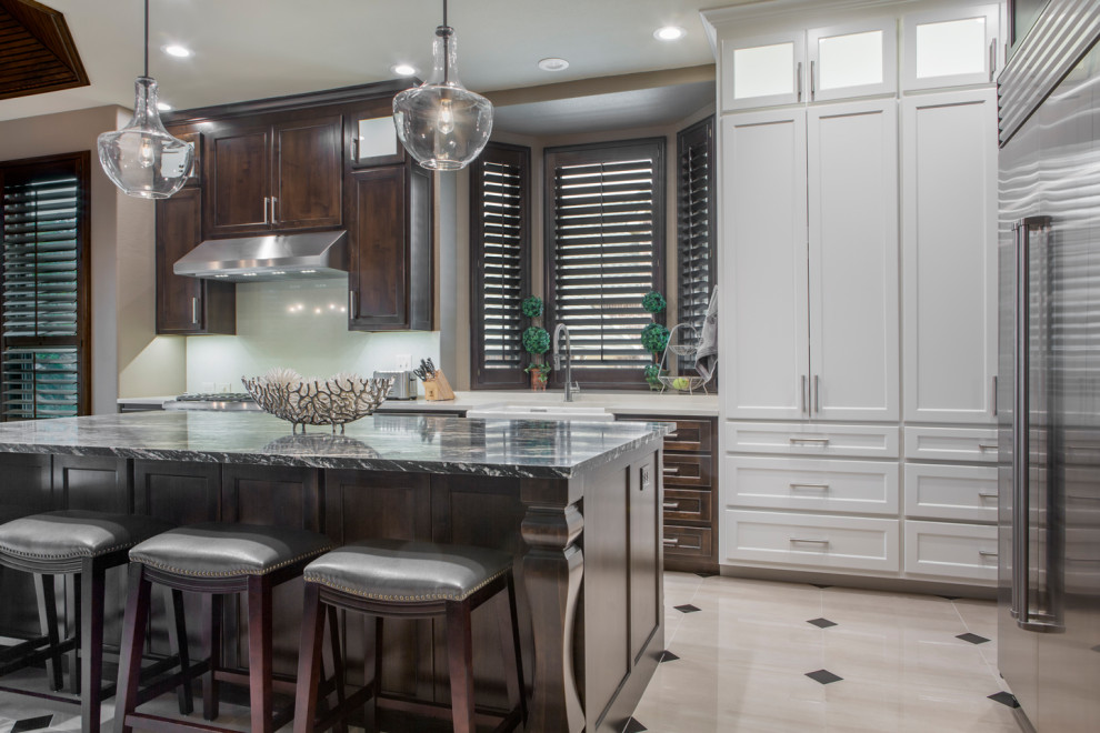 A 90’s Kitchen Gets a Sleek Transformation - Modern - Kitchen - Other ...