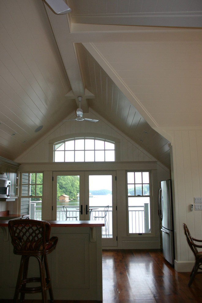 A beautiful small boathouse interior - Traditional - Kitchen - Toronto ...