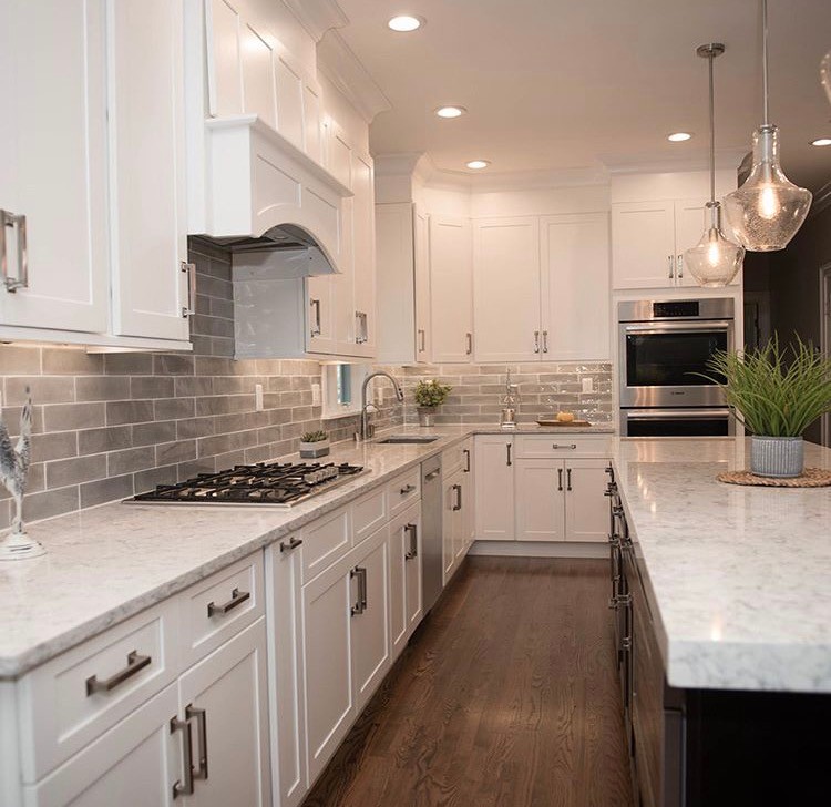 A BEAUTIFUL WHITE KITCHEN BUILT BY FIVESTAR MILLWORK - Transitional ...