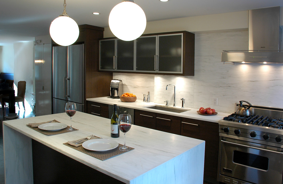 A Brooklyn Townhouse - Contemporary - Kitchen - New York - by MUSE ...